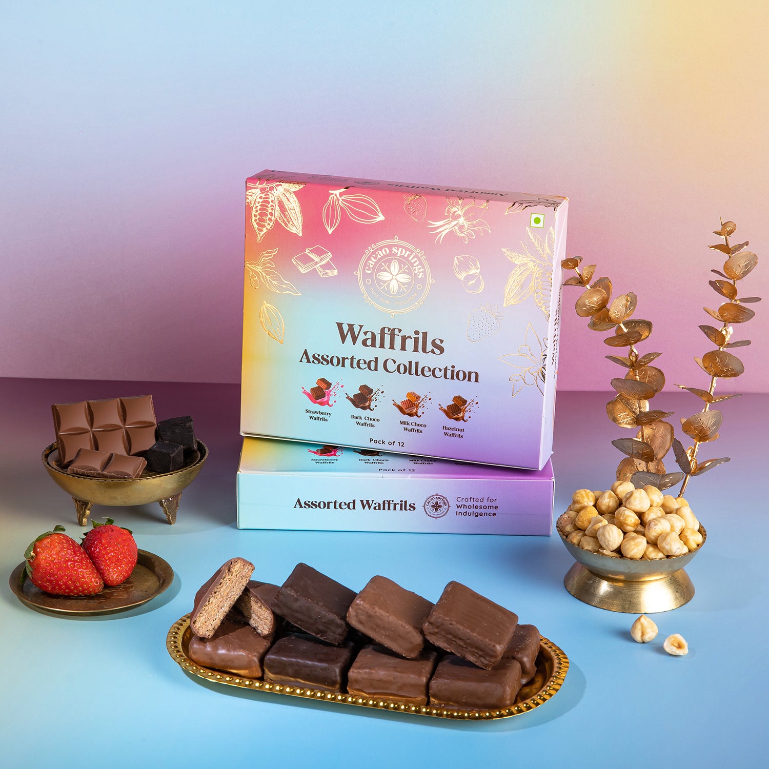 Waffrils Assorted Collection-Cacao Springs – The Gourmet Box