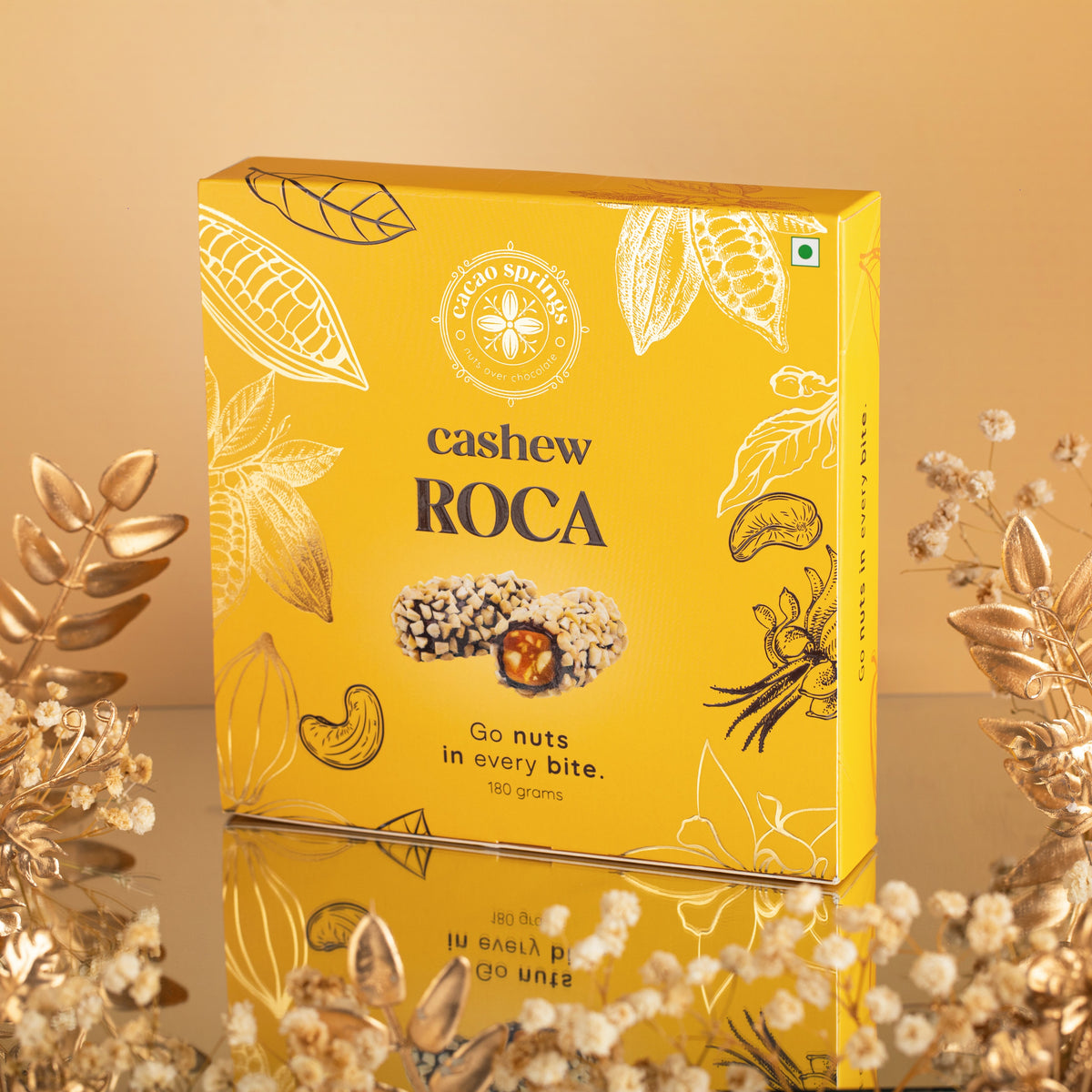 Cacao Springs Cashew Roca 15pc-Cacao Springs – The Gourmet Box