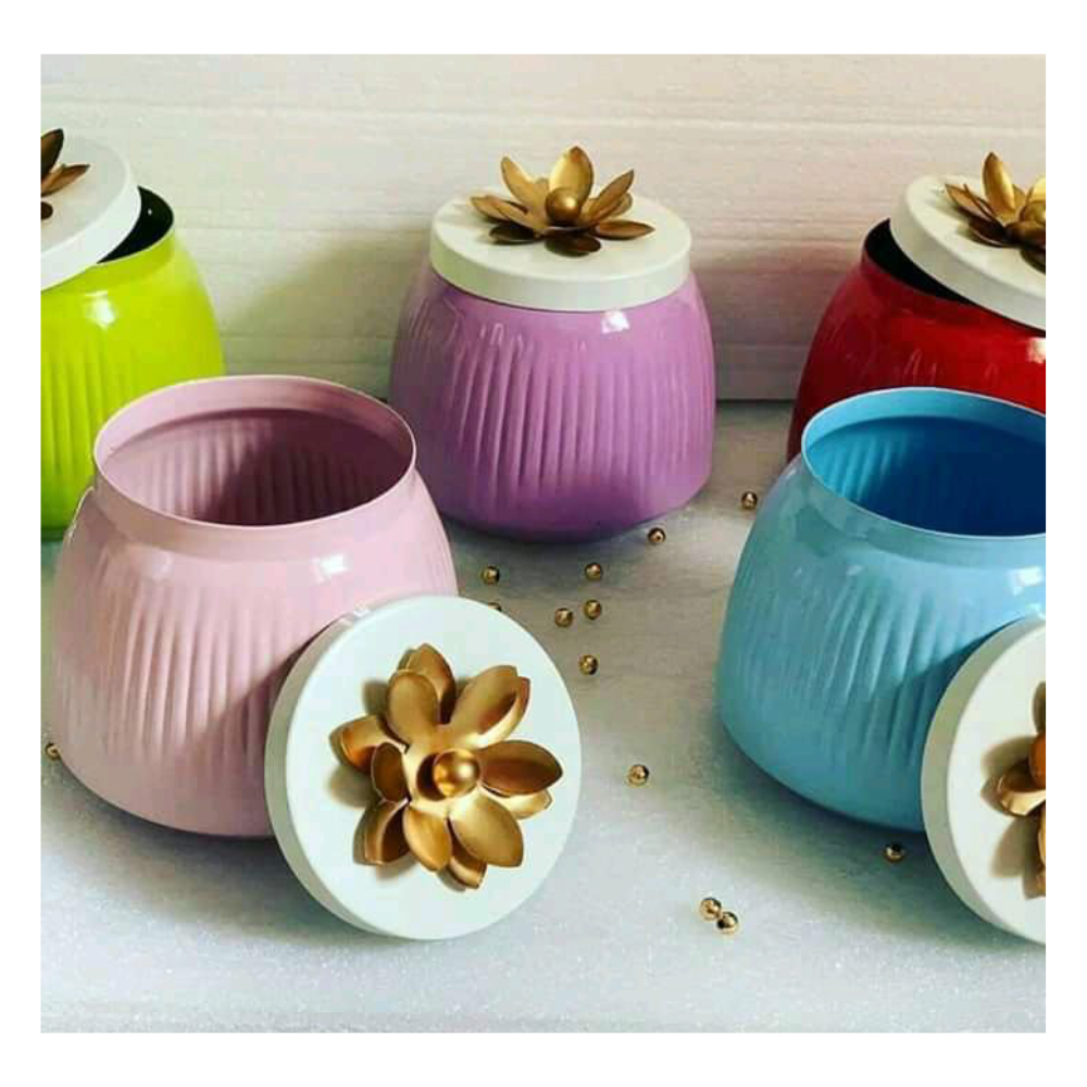 Dry Fruit Decorative Jar with Lid – The Gourmet Box