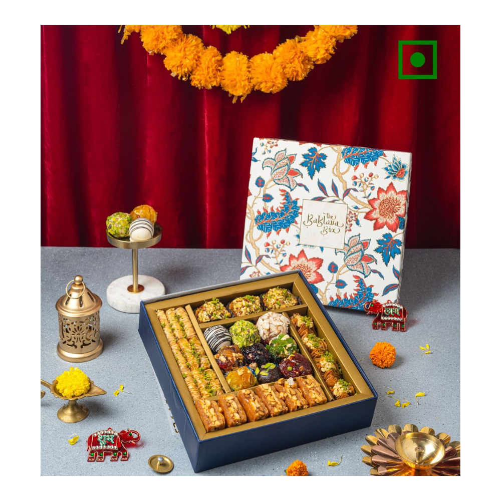 Regalia with Indian Sweets - 580g - The Baklava Box Corporate Gifts ...