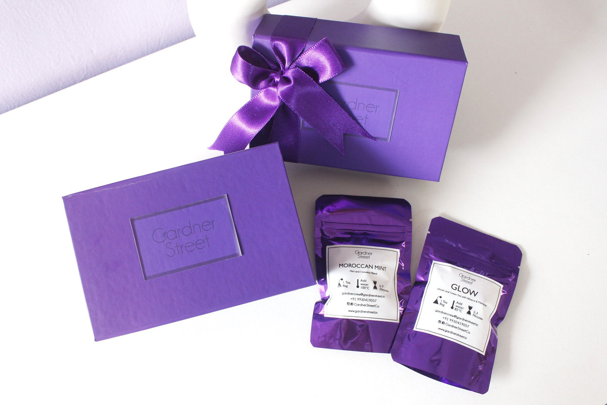 Purple Haze Tea Box - Gardner Street Corporate Gifts – The Gourmet Box