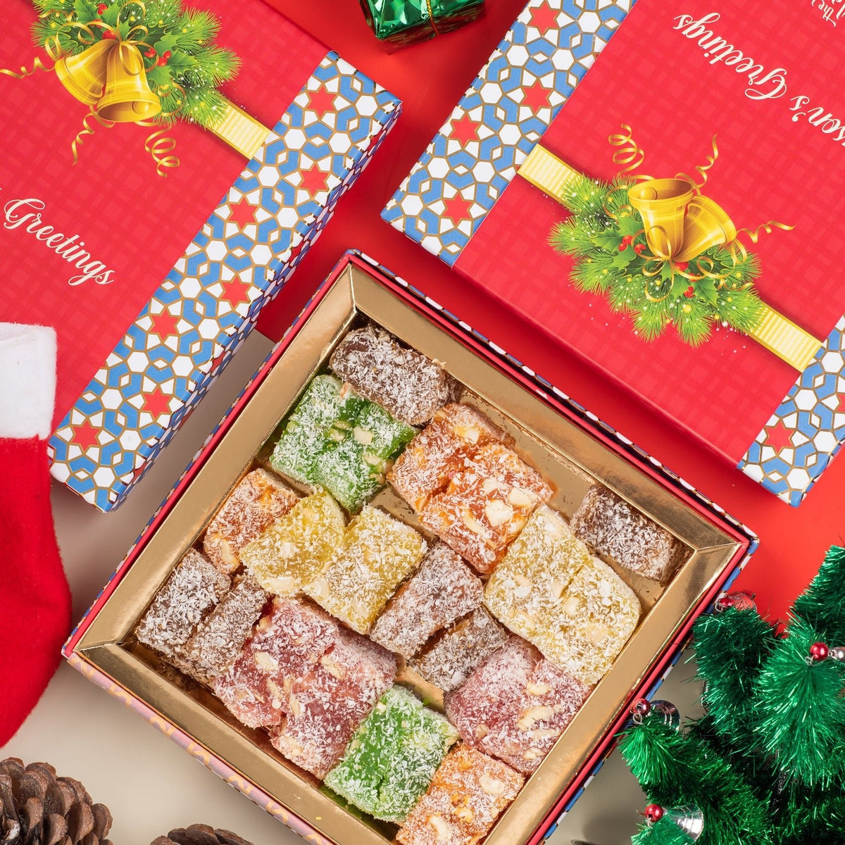 Assorted Turkish Delight Box - 250g -The Baklava Box – The Gourmet Box