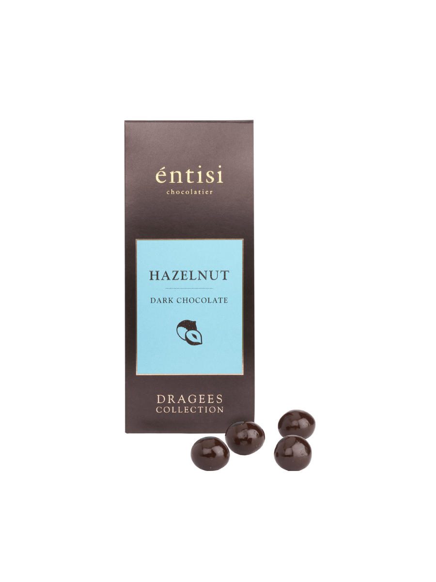 Hazelnut coated with chocolate - 50g - Entisi Chocolates – The Gourmet Box