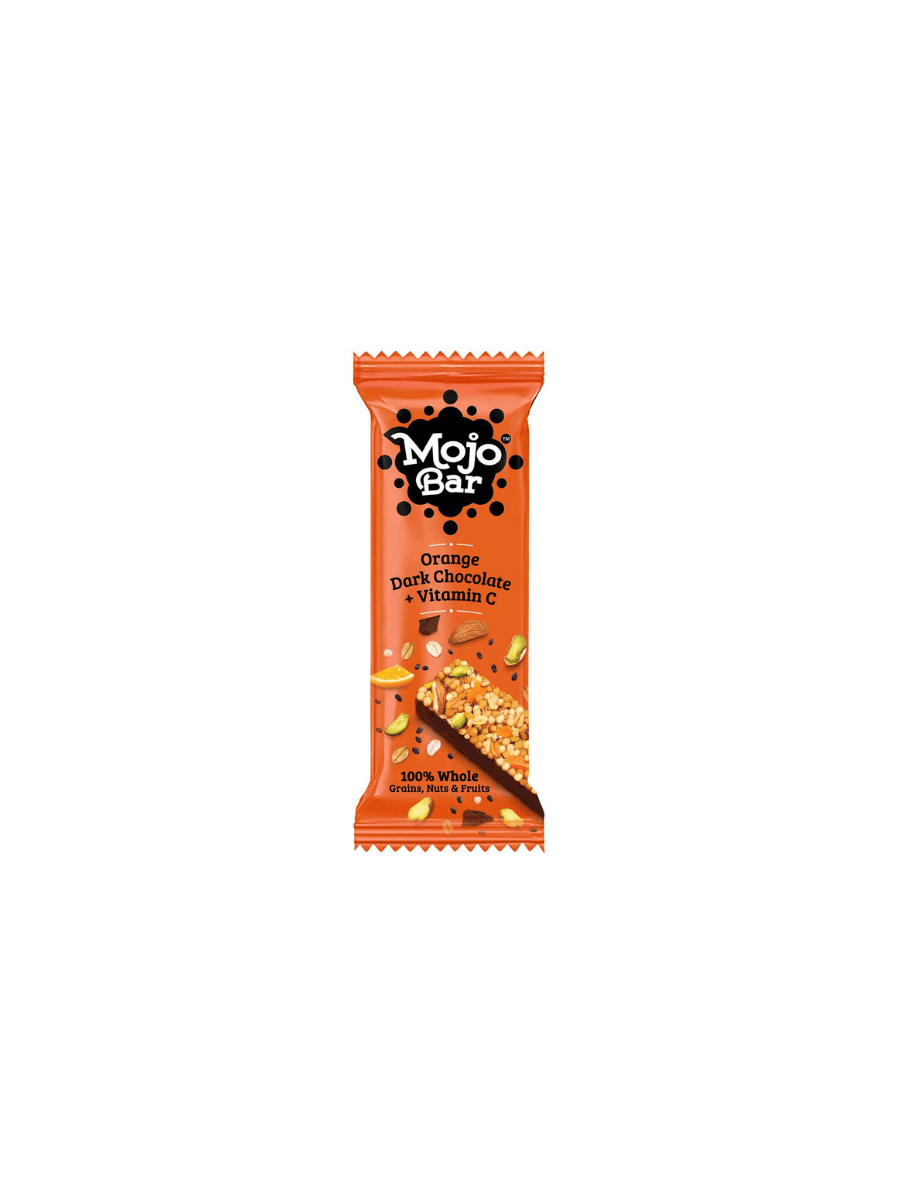 Orange Dark Chocolate Bar - 32g - Mojo Bar – The Gourmet Box